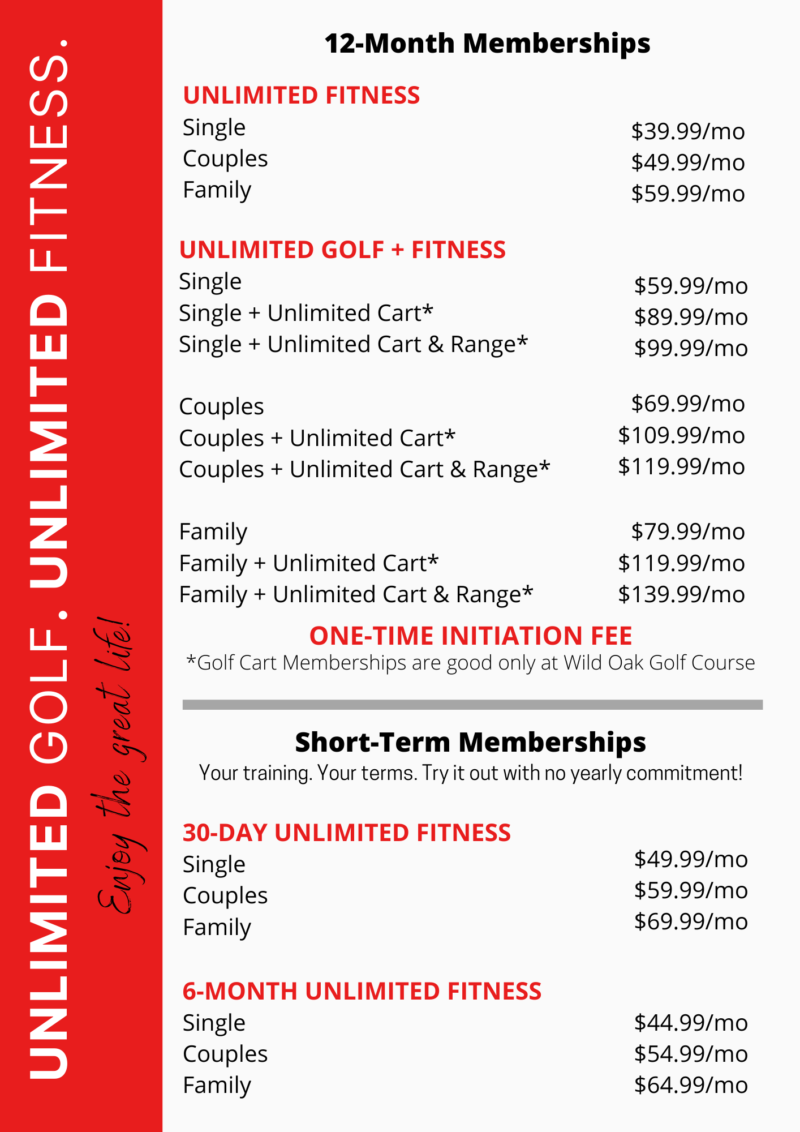 Memberships – GreatLIFE Golf & Fitness – Mitchell SD